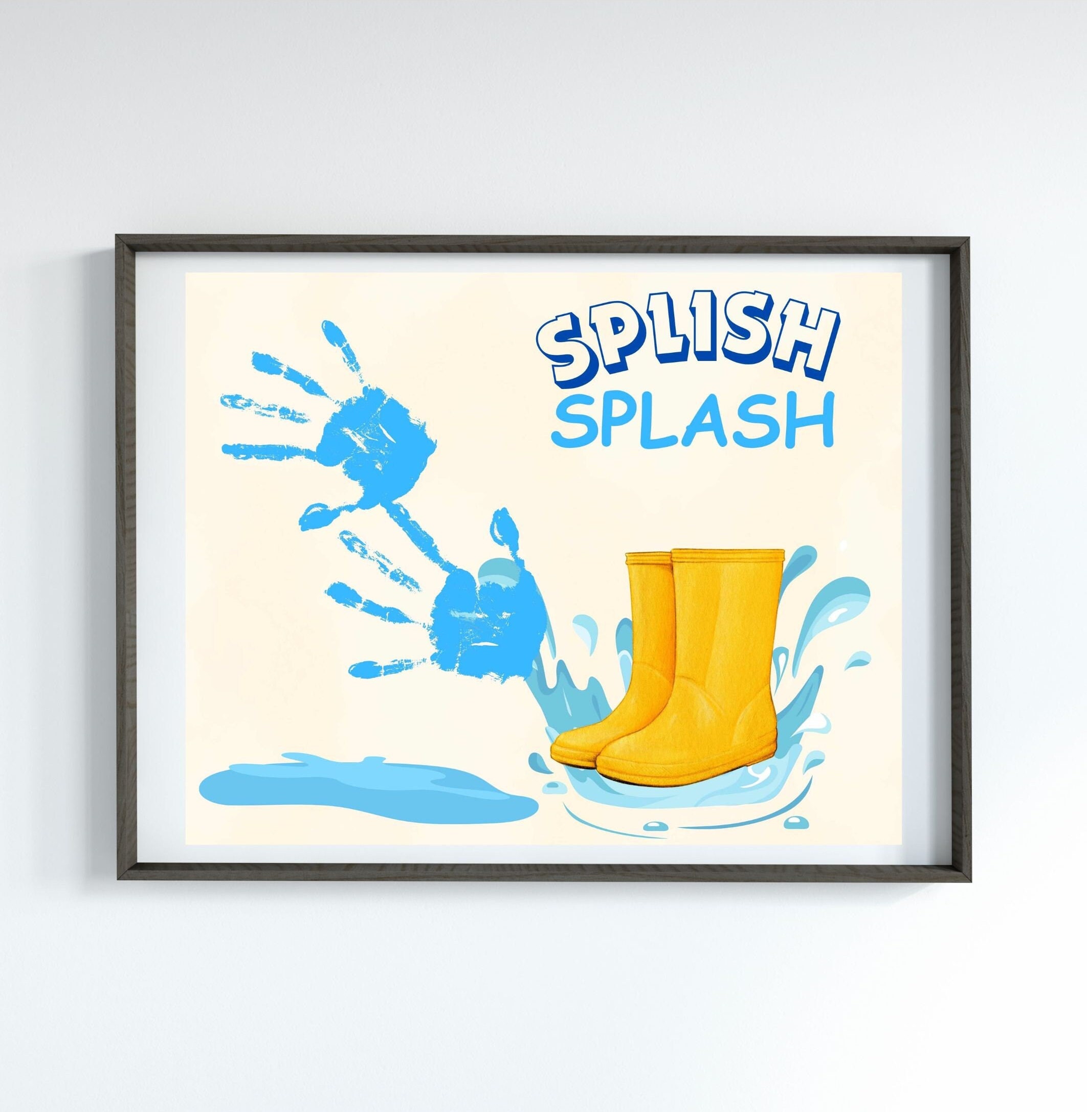 Spring Handprint Art Template|preschool Spring Art| Easy Spring Craft ...