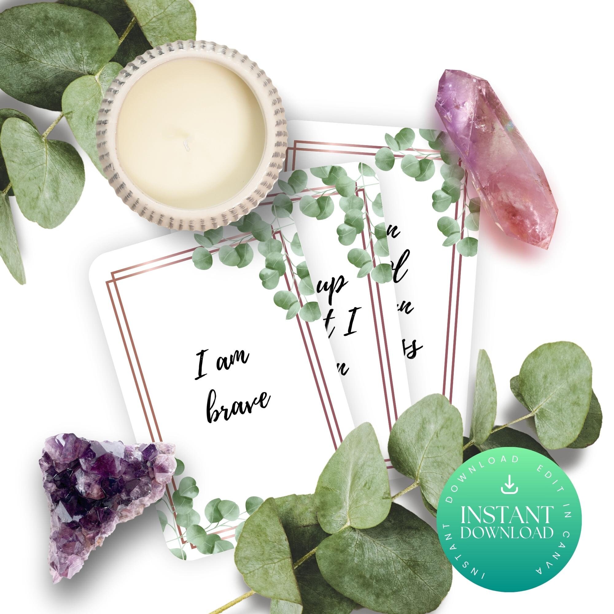 Positive Cards | Self Love Cards | Affirmation Cards Digital | Therapy ...