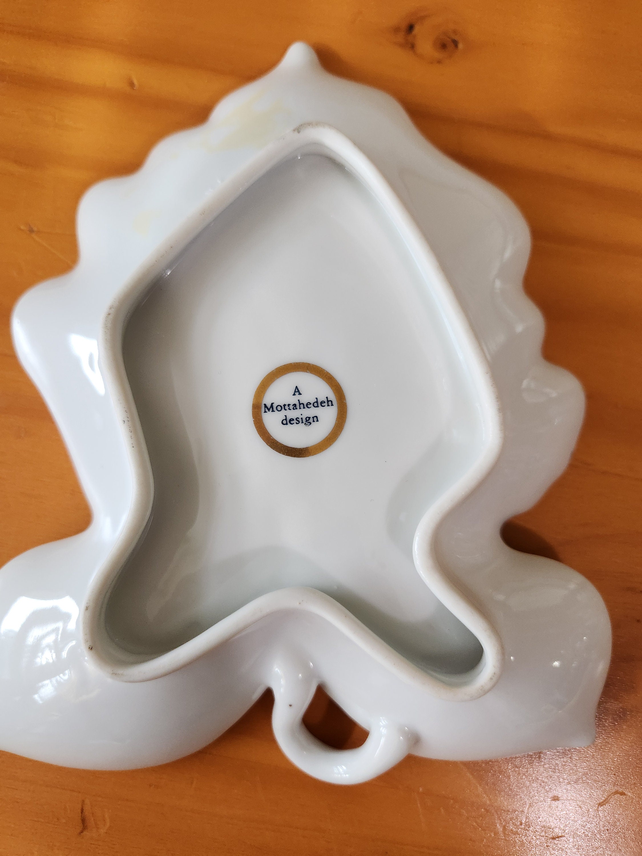 Stunning Mottahedeh Design Leaf Plate RARE - Etsy