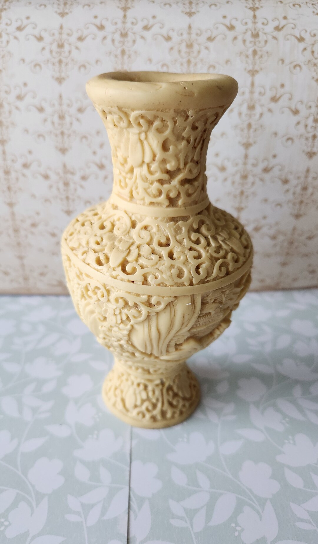 Ornate Antique Norleans Faux Ivory AKA French Ivory Carved - Etsy