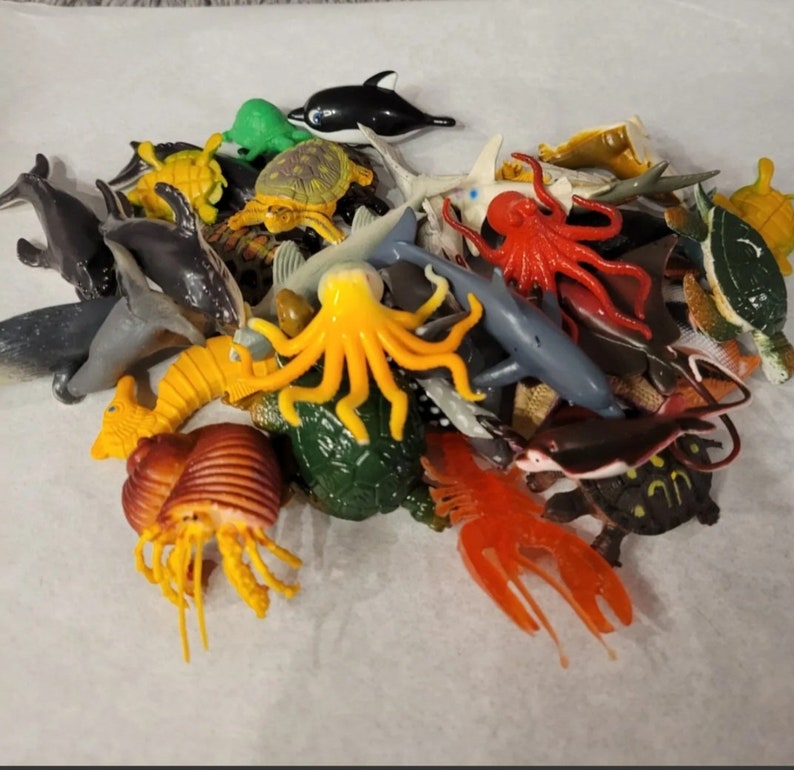Miniature Sea Animals - Etsy