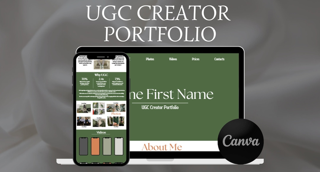 UGC Portfolio Minimalist, UGC Template, UGC Portfolio Template, Ugc ...
