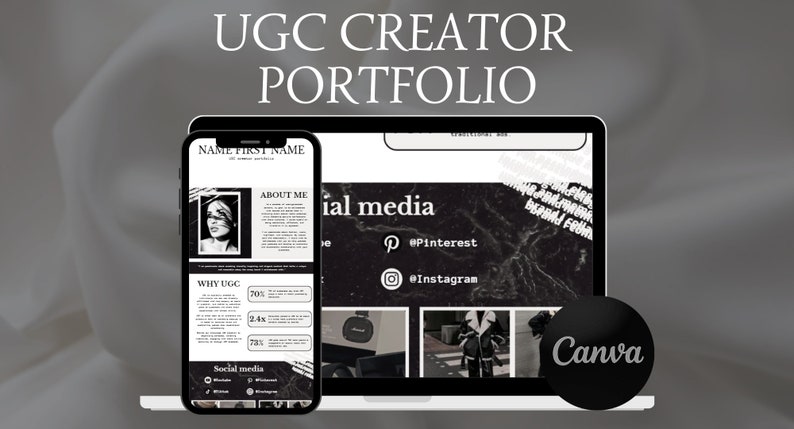 UGC Portfolio, UGC Template, UGC Portfolio Template, Ugc Creator, Ugc ...