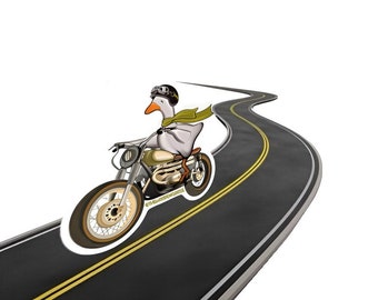 Spongebob Sticker | Nailed Goose Sticker | Laptop Sticker | Water ...