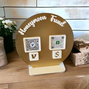 QR Code Sign for Business Acrylic, QR Sign for Tips, Scan to Pay Sign ...
