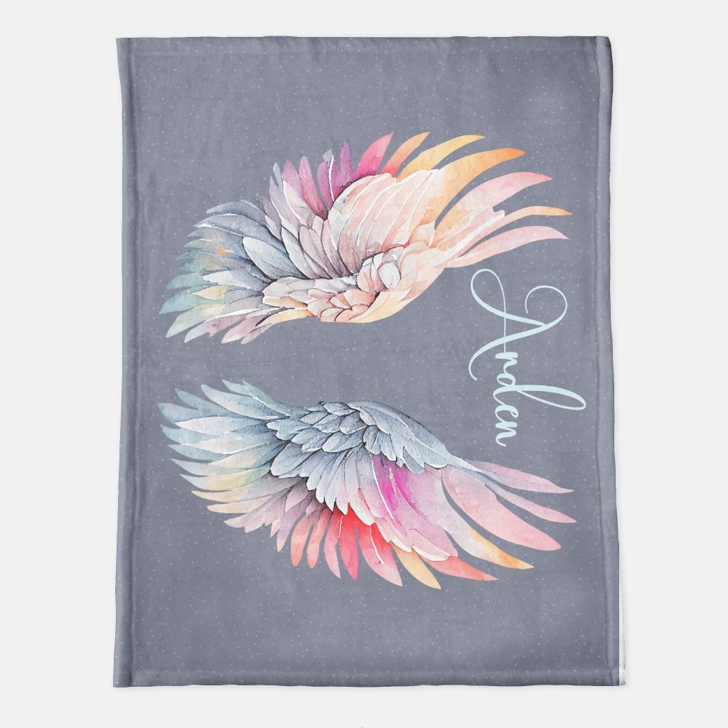 Angel Wings Blanket Wall Hanging Personalized Gifts Birthday Present ...