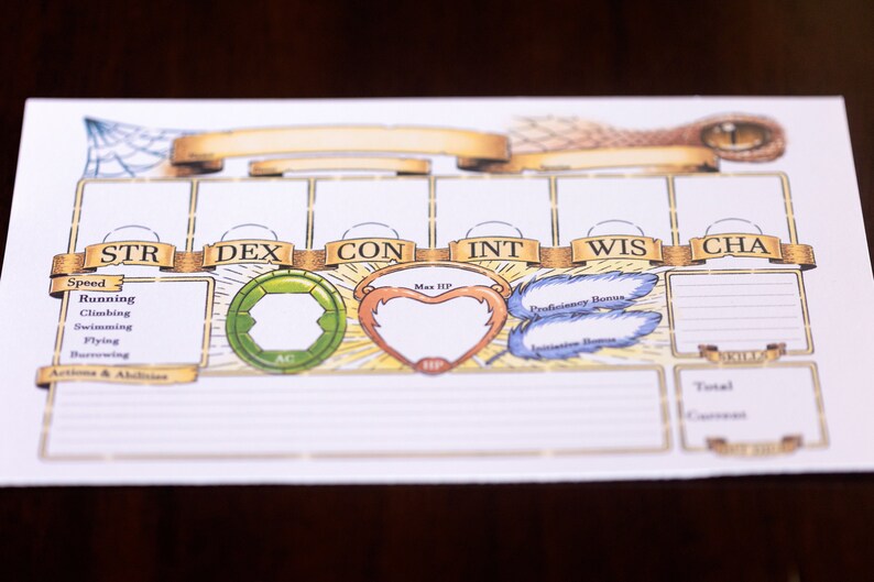 DND Hunter Pet Sheet (Instant Download) - Etsy