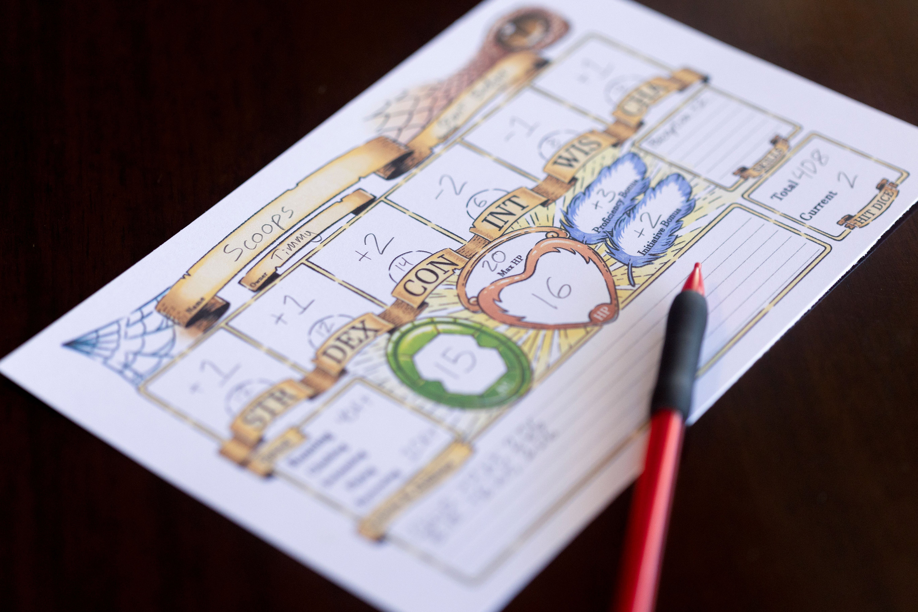 DND Hunter Pet Sheet (Instant Download) - Etsy