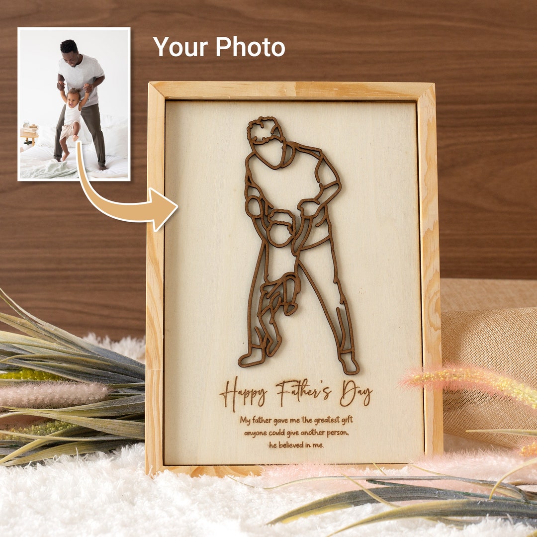 Custom Line Drawing Framed Art, Custom Family Portrait Framed Art ...