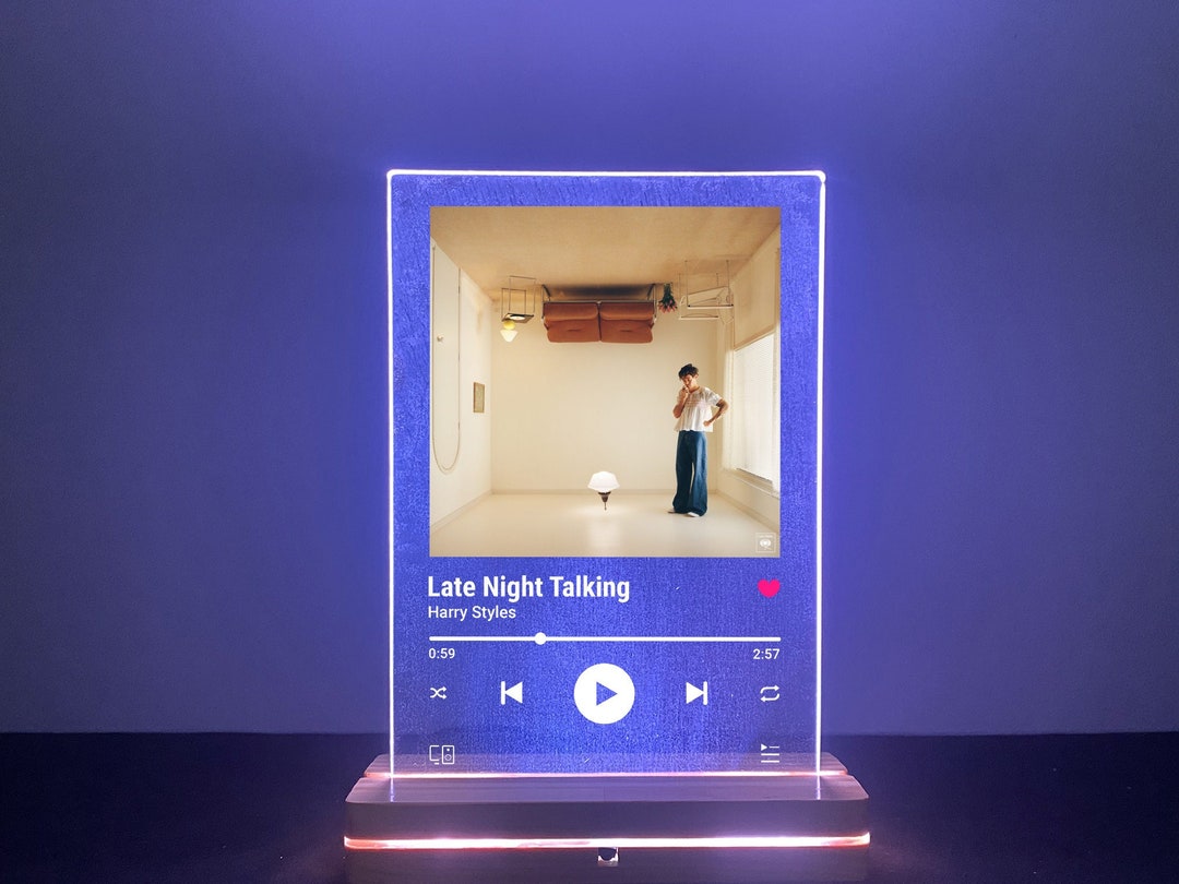 Custom Album Cover LED Night Light Custom Music LED Light - Etsy