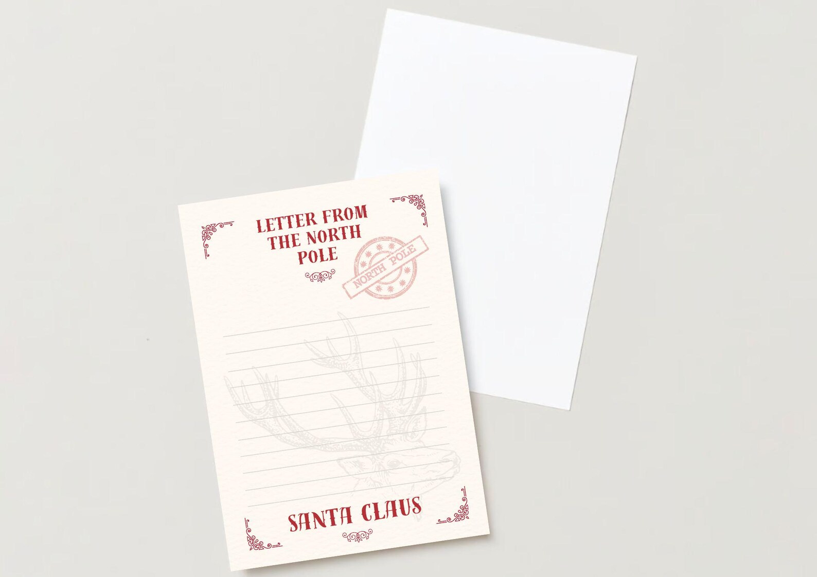 Personalized Letter From Santa, North Pole Printable (digital Download ...