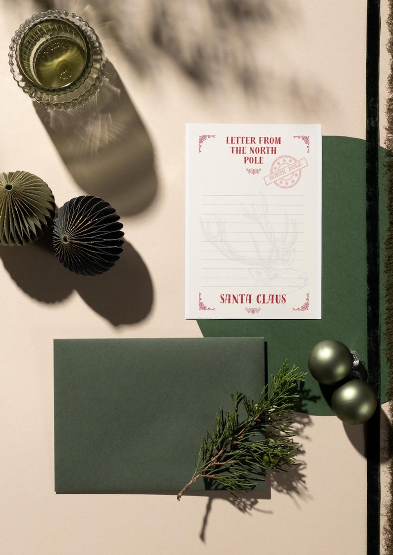 Personalized Letter From Santa, North Pole Printable (digital Download ...