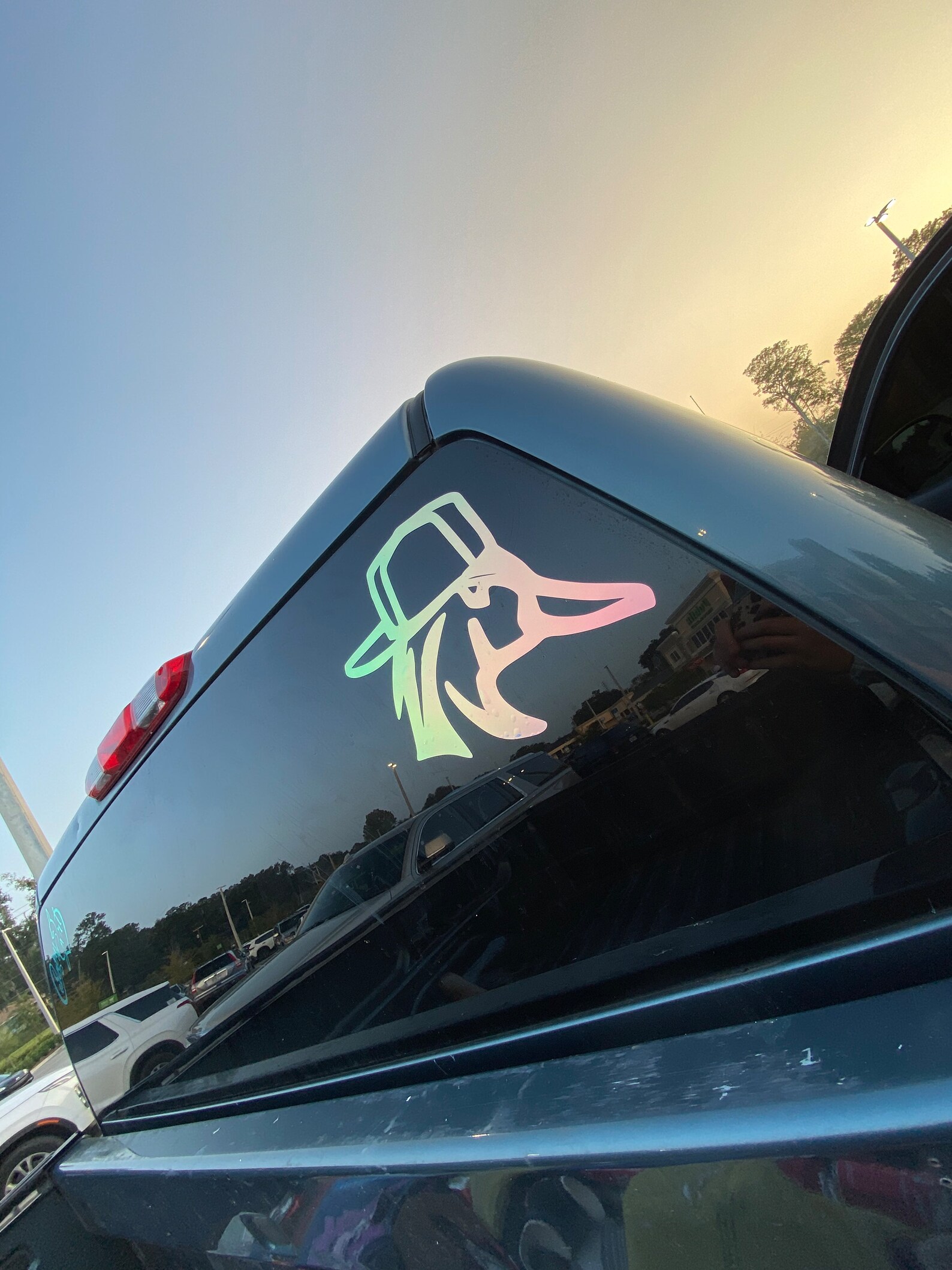 Duck With Hat Backwards Decal - Etsy