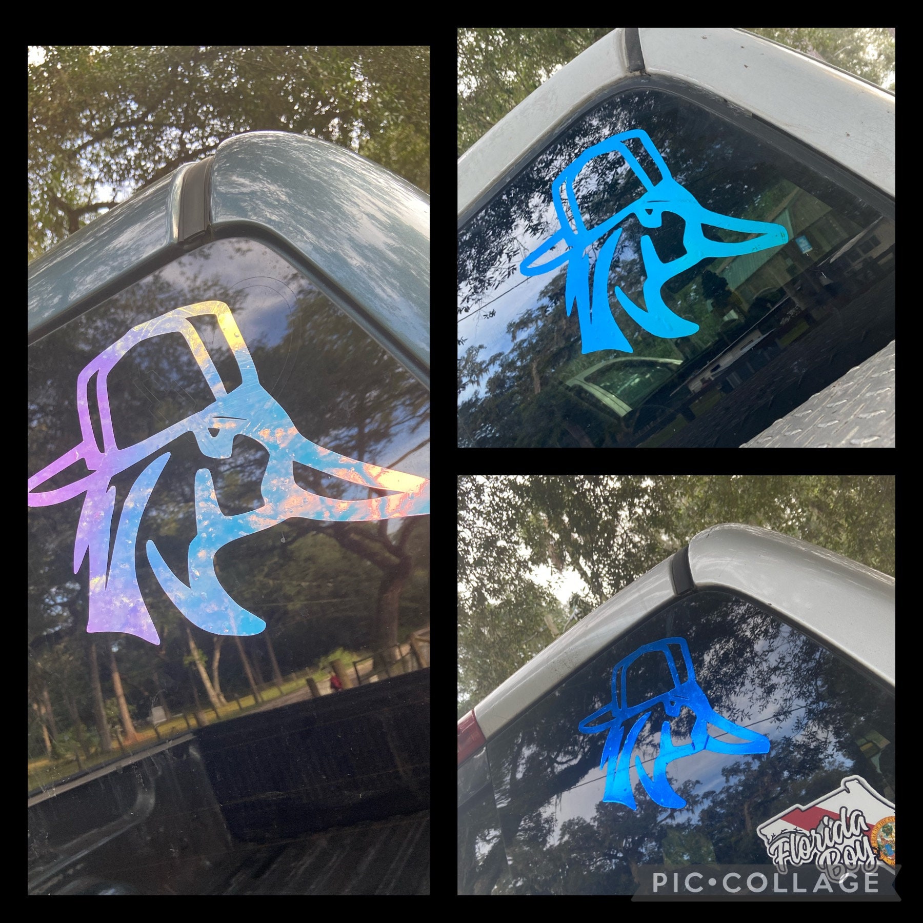 Duck With Hat Backwards Decal - Etsy