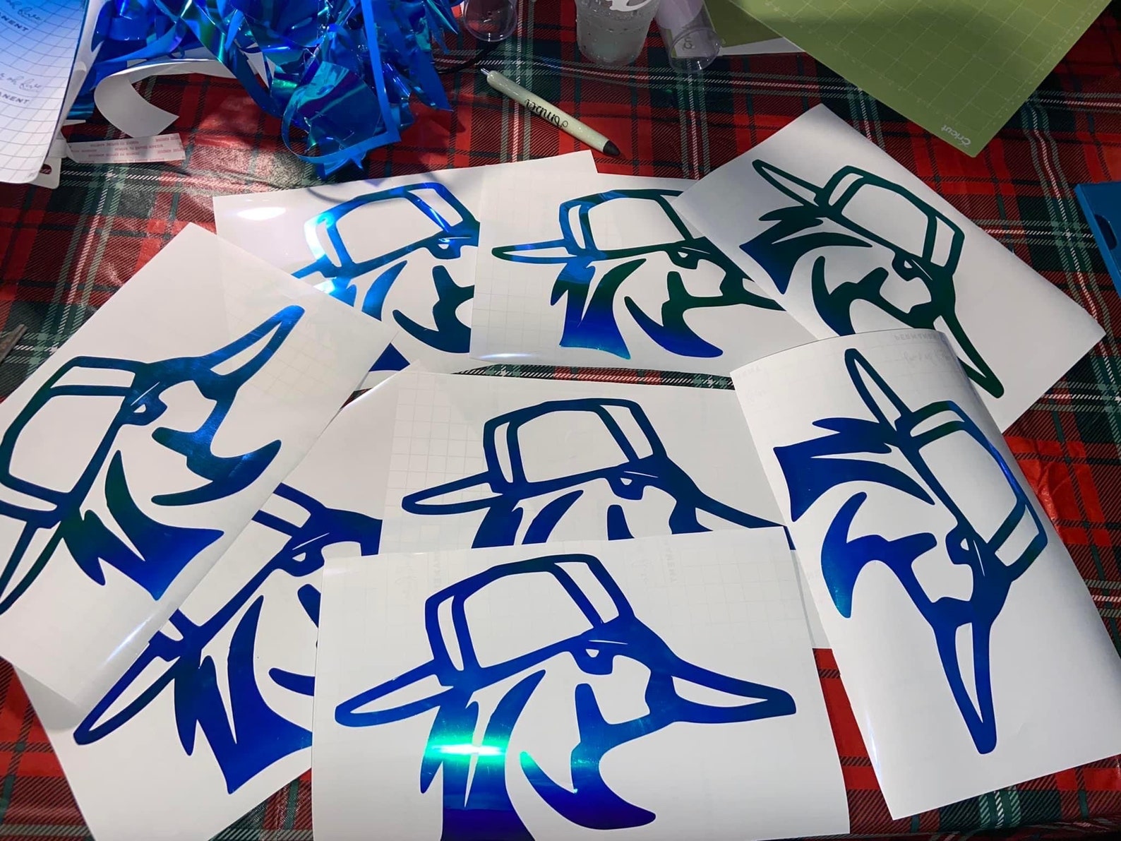 Duck With Hat Backwards Decal - Etsy