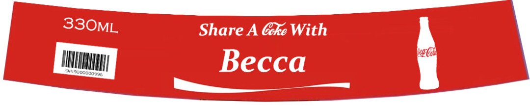 4 X Custom Coca Cola Bottle Labels Any Name Any Occasion - Etsy