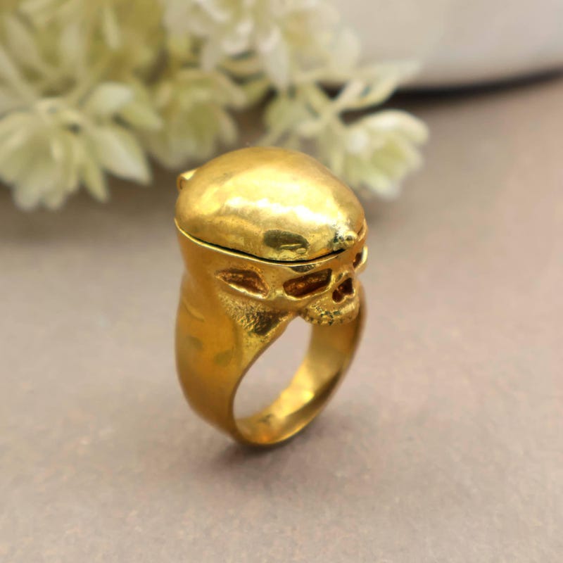 Secret Compartment Ring - Etsy