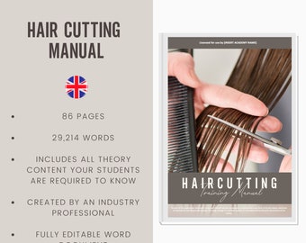 Invisible Weave Hair Extensions Digital Editable Training Manual Guide ...
