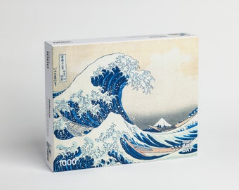 The Great Wave off Kanagawa Jigsaw Puzzle / 110/252/520/1014 Pieces - Etsy