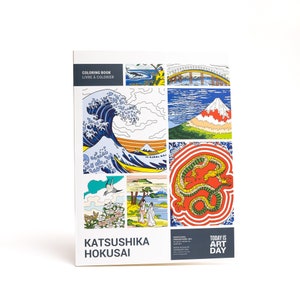 Hokusai - Coloring Book - Etsy
