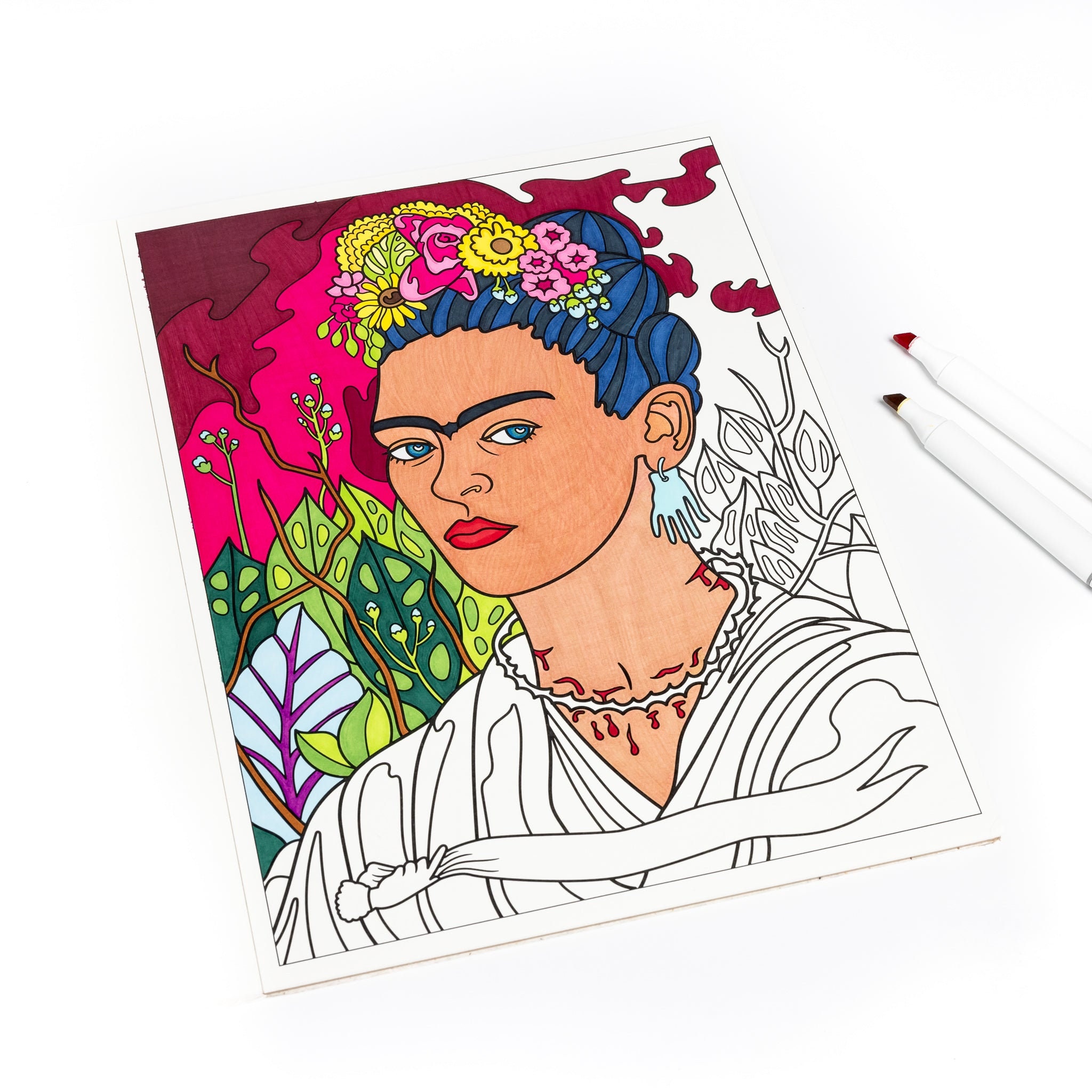 Frida Kahlo Coloring Book - Etsy