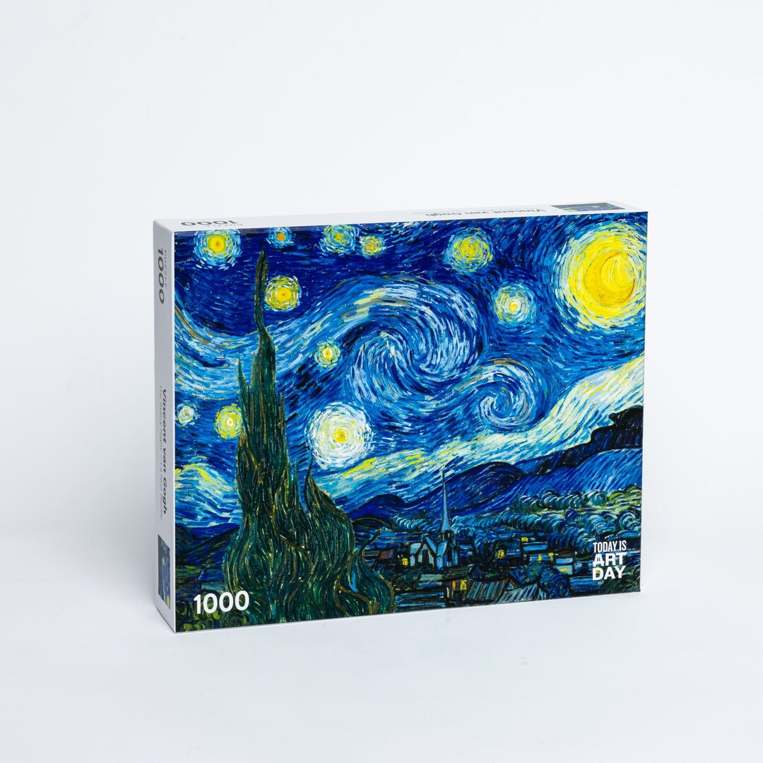 Starry Night Van Gogh Puzzle - Etsy
