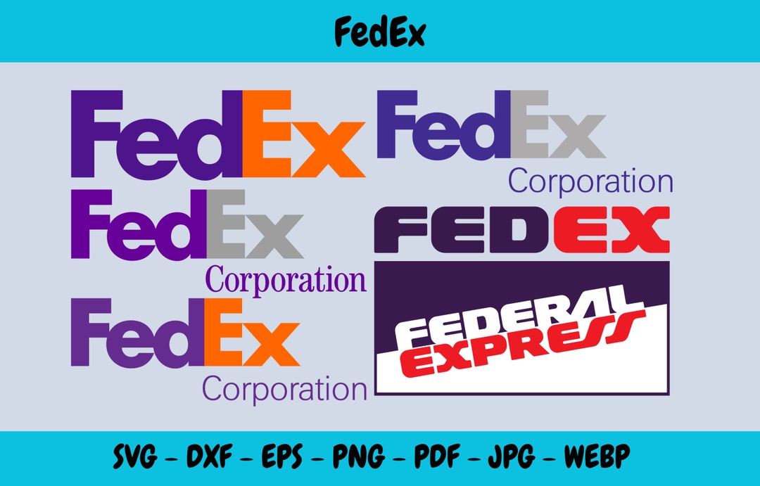 Fedex Vector Svg Eps Dxf Png High Res Jpg Pdf Webp - Etsy UK
