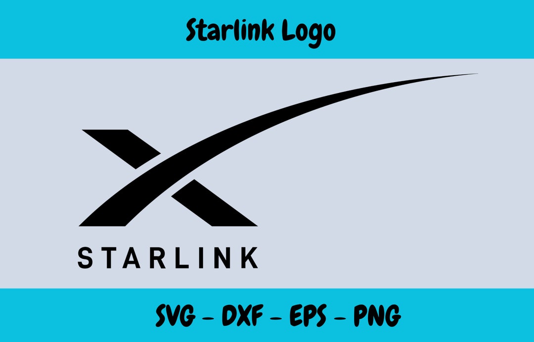 Starlink Logo Svg Eps Dxf Png High Res Cricut & Silhouette - Etsy Hong Kong
