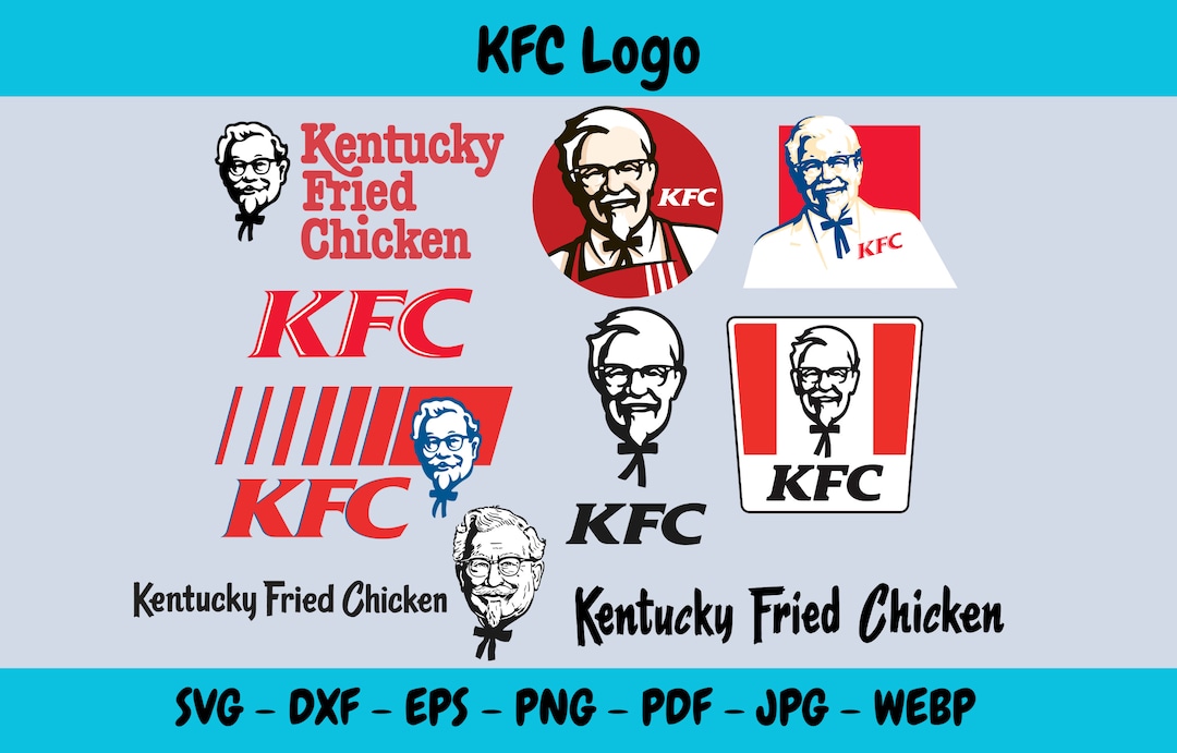 KFC Vector Svg Eps Dxf Png High Res Jpg Pdf Webp Cricut - Etsy Australia