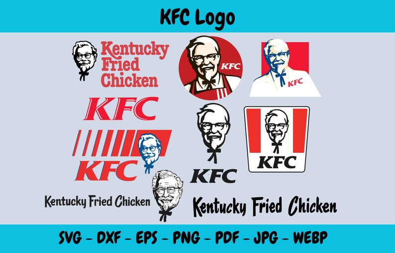 KFC Vector Svg Eps Dxf Png High Res Jpg Pdf Webp Cricut - Etsy Australia