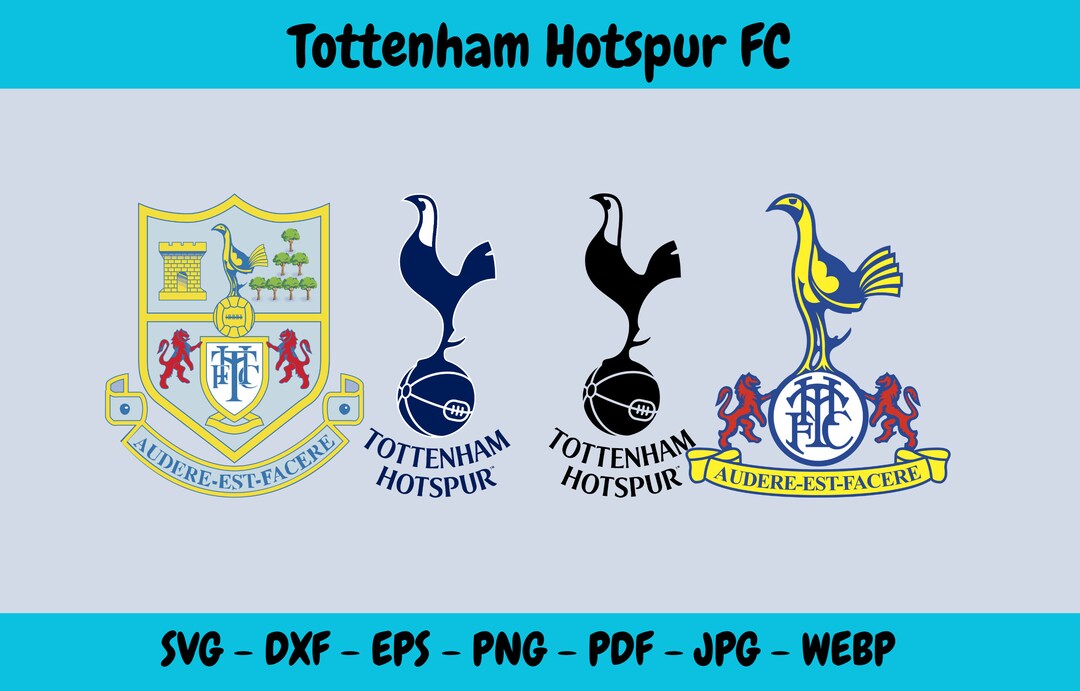 Tottenham Hotspur FC Vector Svg Eps Dxf Png High Res Jpg - Etsy UK
