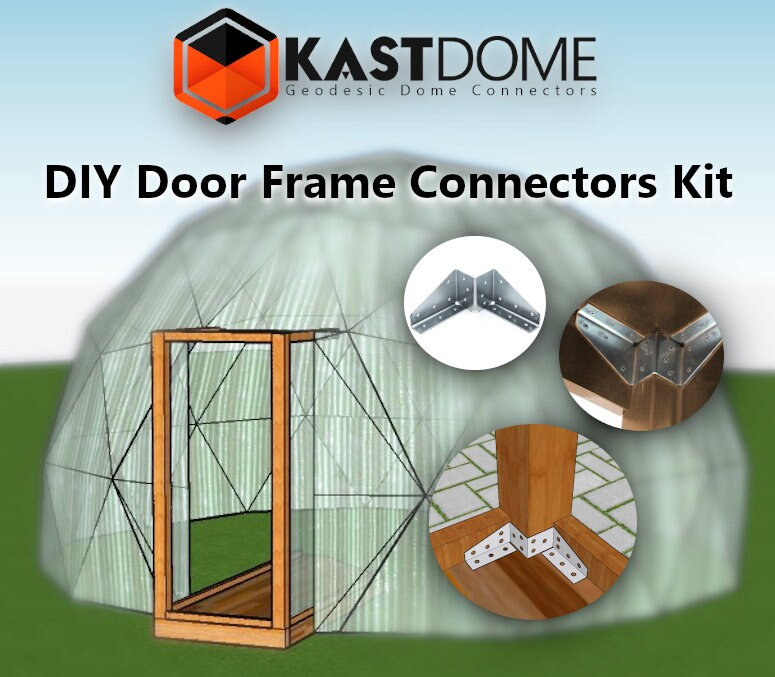 DIY Door Frame Connectors Kit for Greenhouses, Glamping, Roof, Hammocks ...