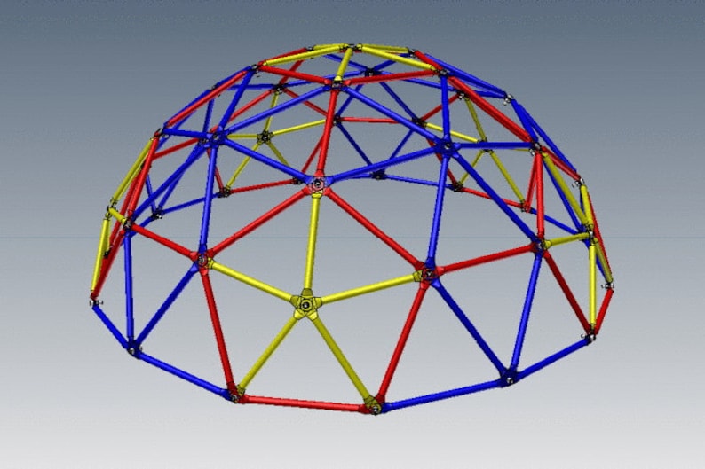 3V Geodesic Dome Connector Kit: DIY Greenhouse, Glamping, Pergola - Etsy
