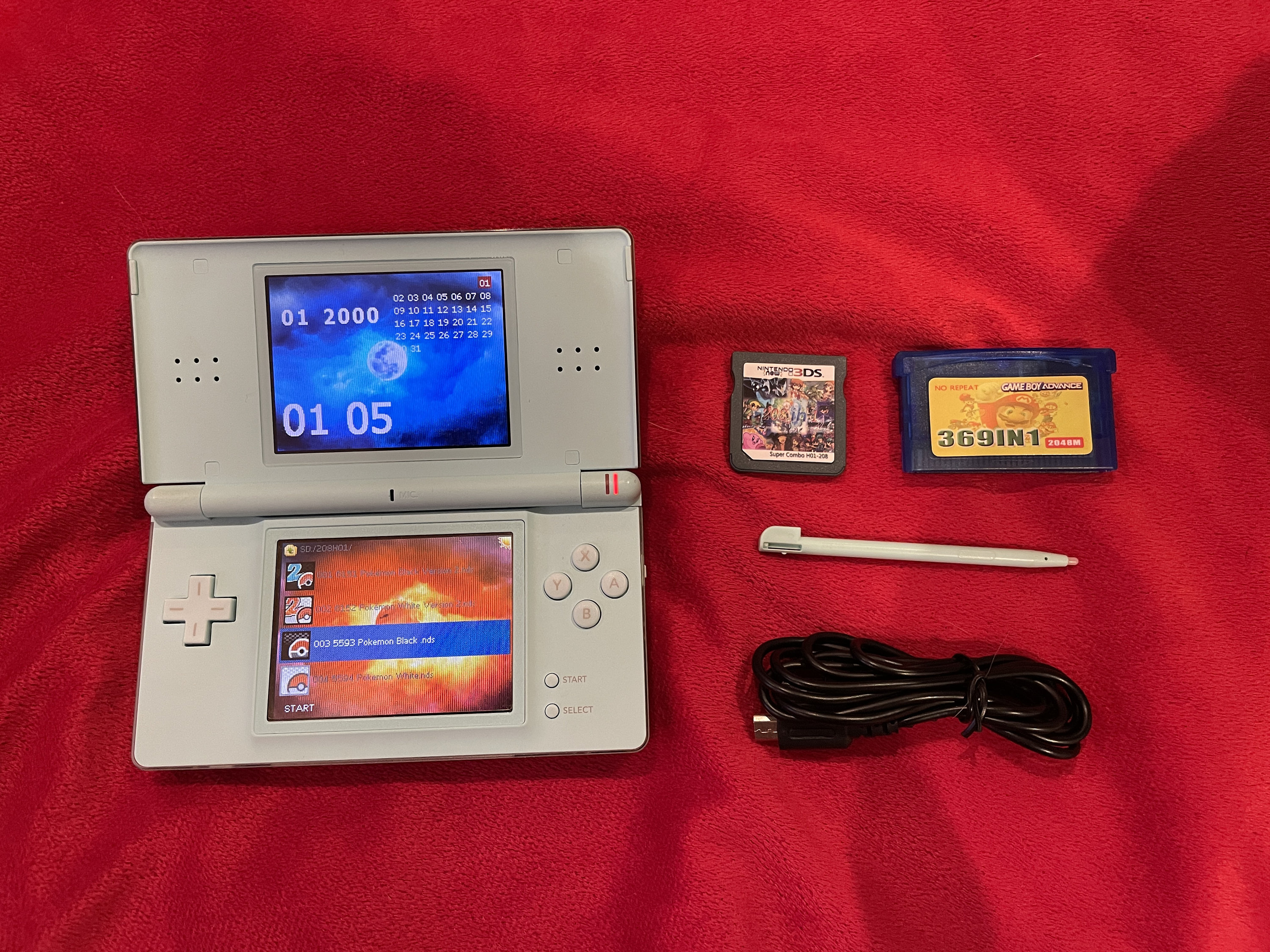 Nintendo DS Lite Homebrew Lots of Games nds, Gba, Gbc, Gb PLUS 500 ...