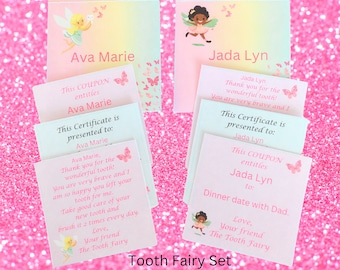 PRINTABLE Tooth Fairy Letter From Tooth Fairy Note Tooth Fairy Receipt ...