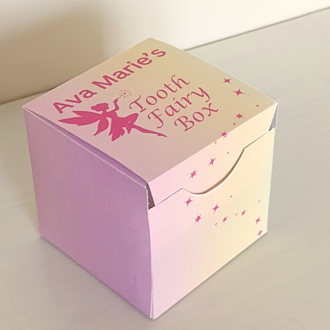 PRINTABLE Tooth Fairy Box for Child's Tooth Fairy Note Receipt Money ...