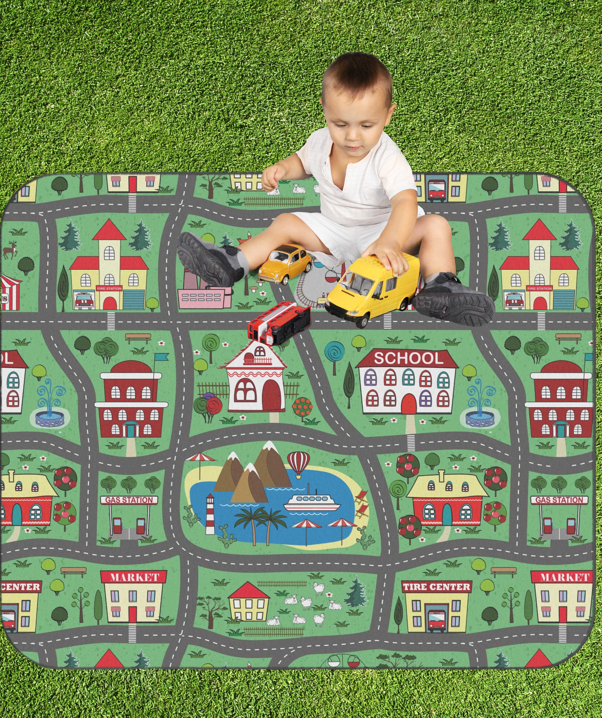 Outdoor Toddler Playmat Baby Blanket Playmat Outdoor Playmat Picnic ...