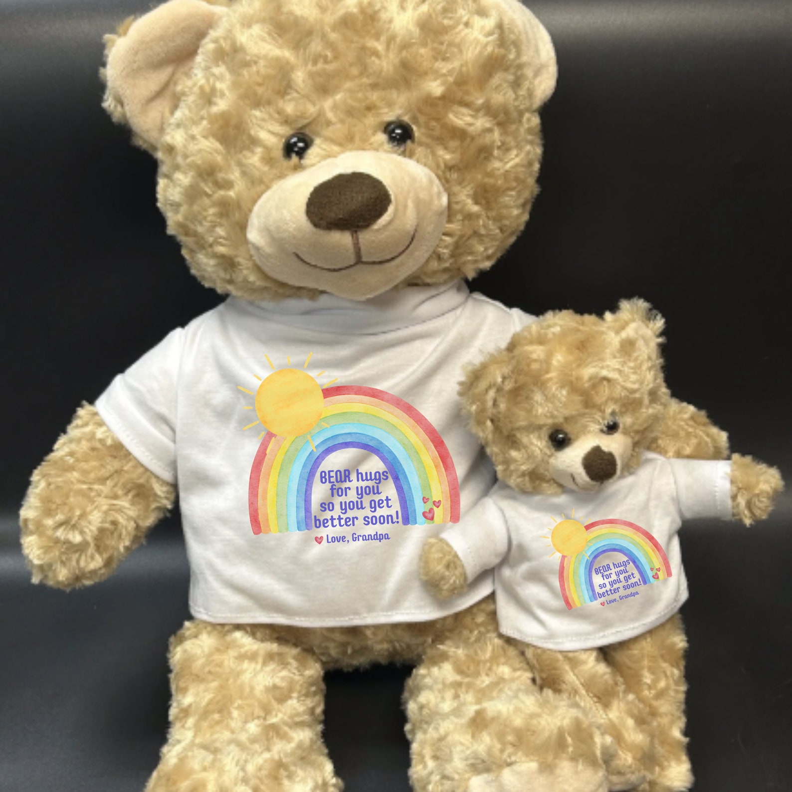 Get Well Soon Gift for Kids Custom Teddy Bear All Better Bear Booboo ...