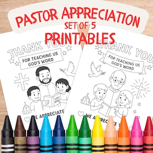 Pastor Appreciation Coloring Pages • Sunday School Clergy Appreciation ...