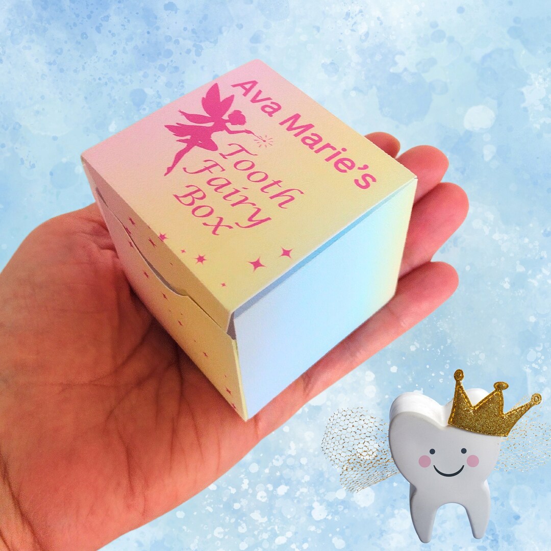PRINTABLE Tooth Fairy Box for Child's Tooth Fairy Note Receipt Money ...