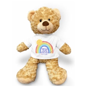 Get Well Soon Gift for Kids Custom Teddy Bear All Better Bear Booboo ...