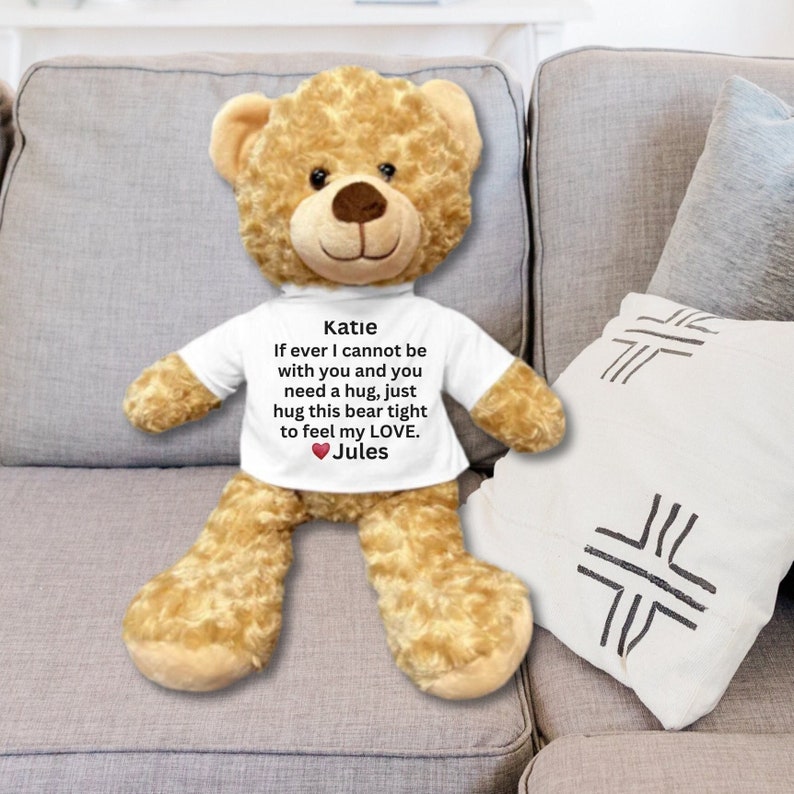 Going Away Gift Custom Teddy Bear Farewell Gift Child Goodbye Gift ...