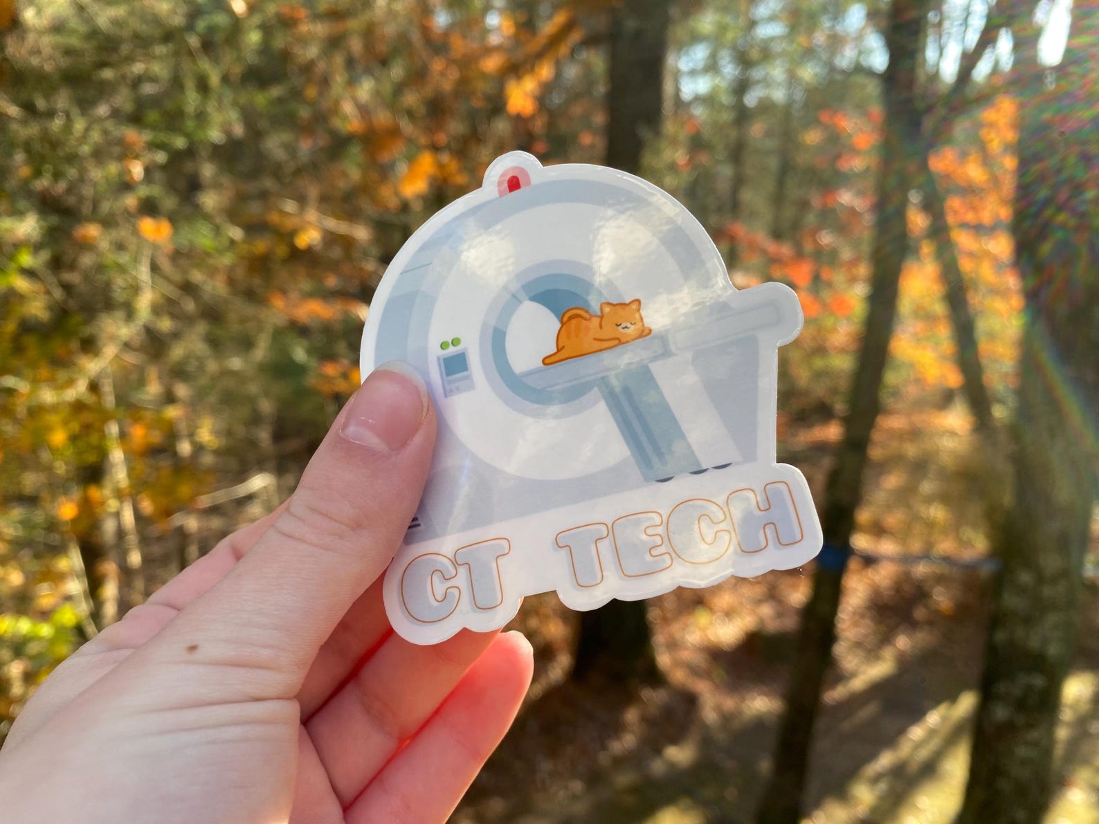 CT Tech Durable & Glossy Sticker for Computed Tomography Techs ...