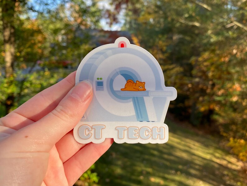 CT Tech Durable & Glossy Sticker for Computed Tomography Techs ...