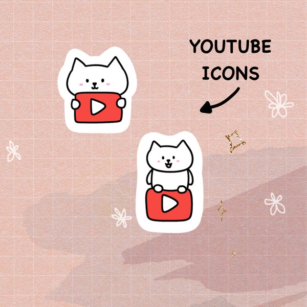 Youtube Stickers - Etsy