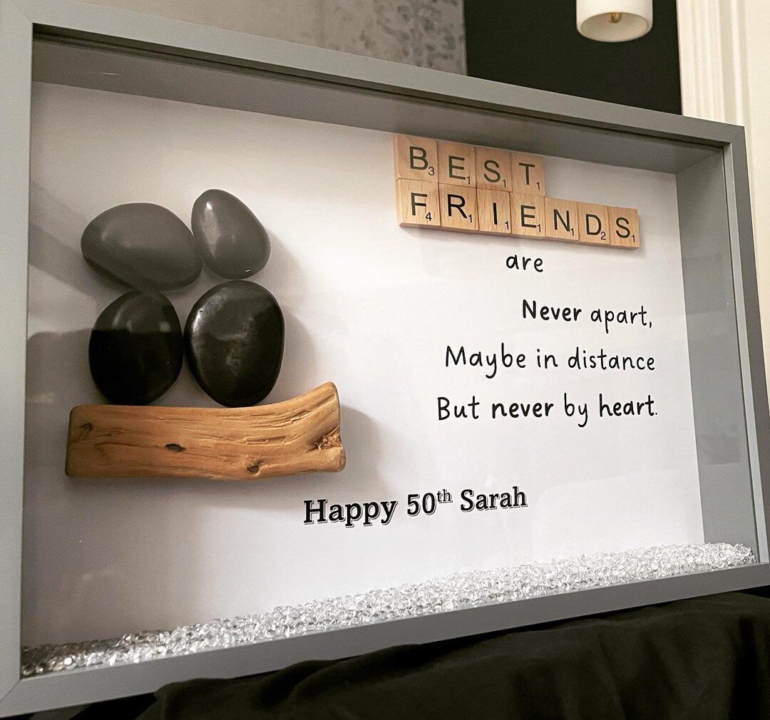 Pebble Art Bespoke Box Frames Made to Order Personalised Photo Frames ...