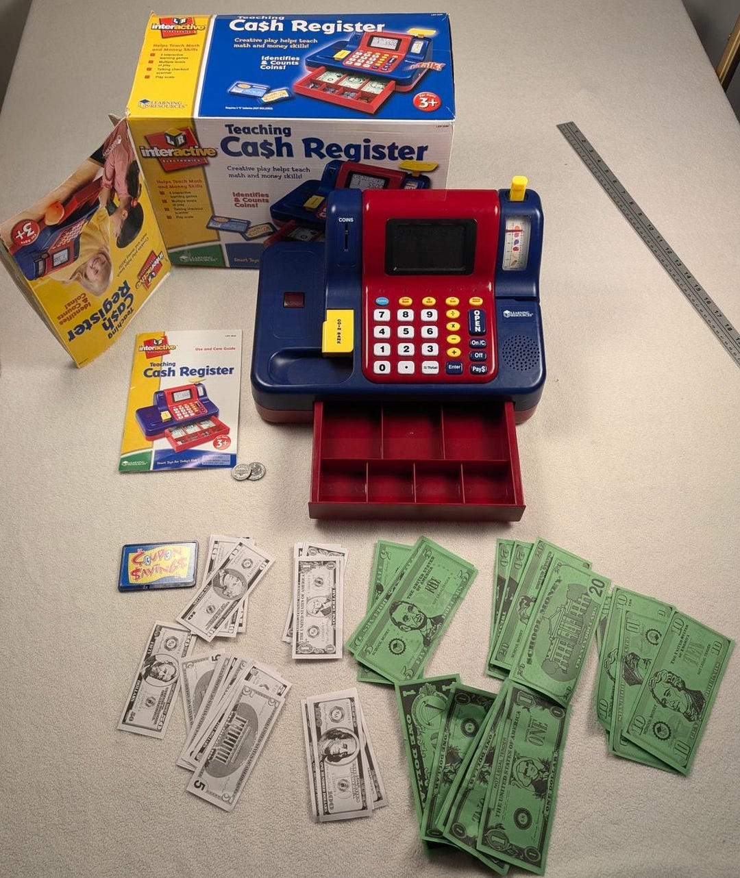Learning Resources Pretend & Play Teaching Case Register Talking Math ...