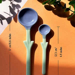 Cottagecore Aesthetic Tea Gift Set, Cute Ceramic Flower Spoons Cat ...