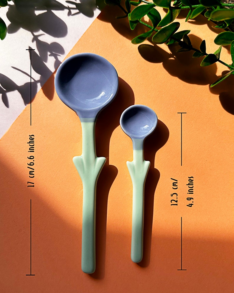 Cottagecore Aesthetic Tea Gift Set, Cute Ceramic Flower Spoons Cat ...