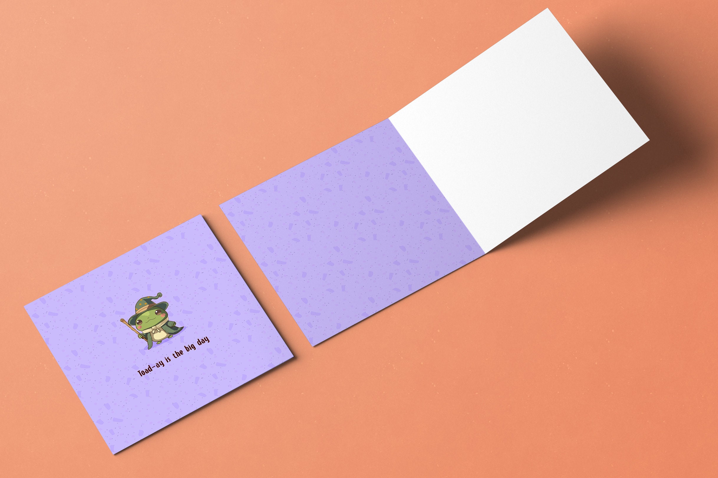 Good Luck Congratulations Greeting Card, Cute Frog, Happy Graduation ...